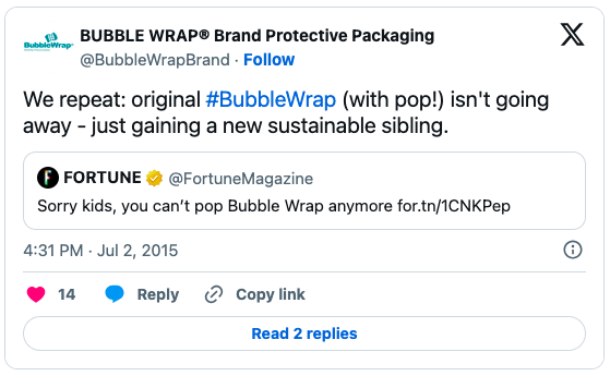 Why Does Popping Bubble Wrap Feel so Good? - SSI Packaging Group Inc